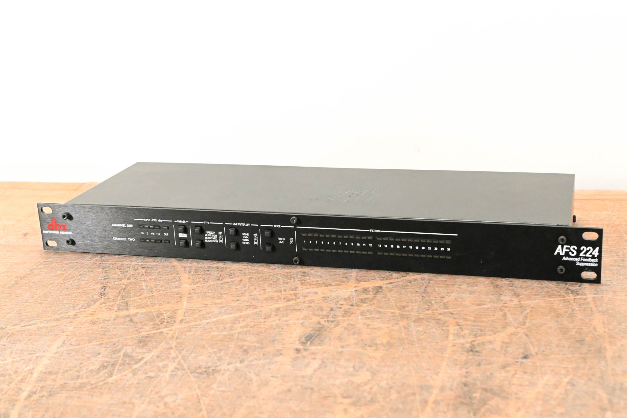 dbx AFS 224 2-Channel Feedback Suppression Processor CG0098F
