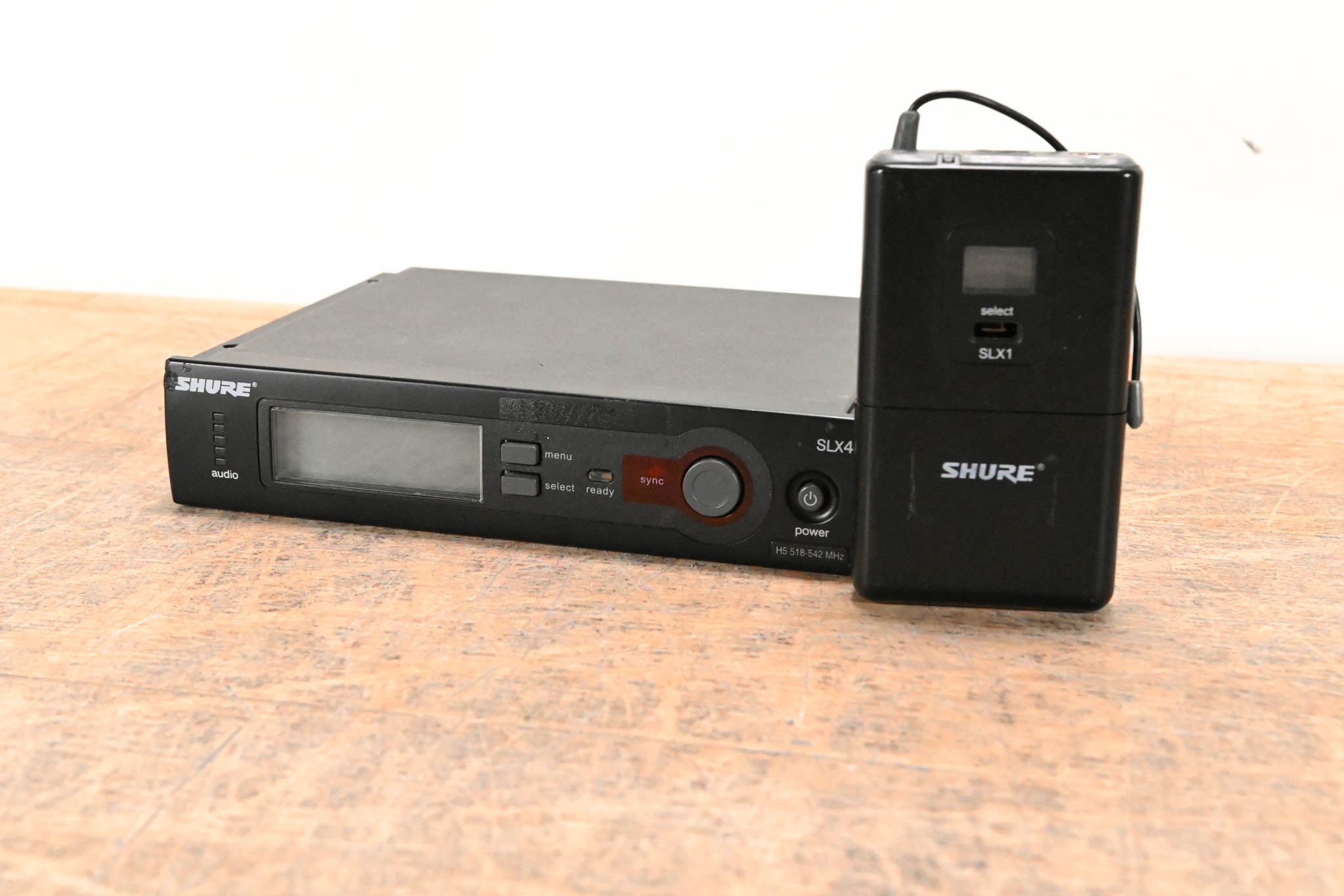 Shure SLX14-H5 Wireless Bodypack System - 518-542 MHz (NO POWER SUPPLY) CG01J9T