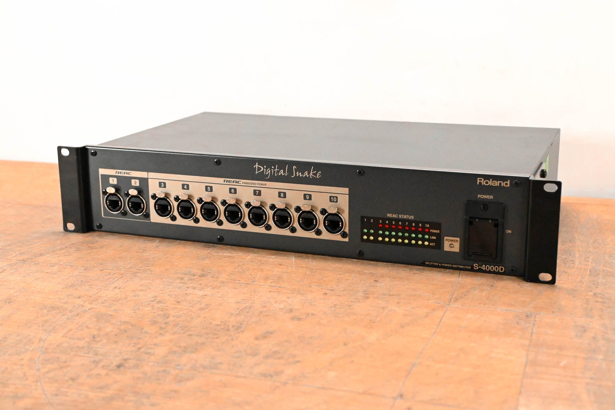 Roland S-4000D Splitter and Power Distributor for M-48 Personal Mixers ...