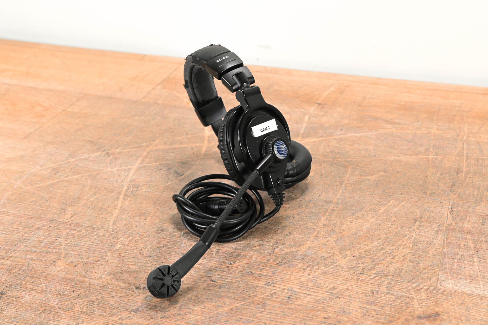 Clear-Com CC-400 Double-Ear Intercom Headset with Dynamic Microphone ...