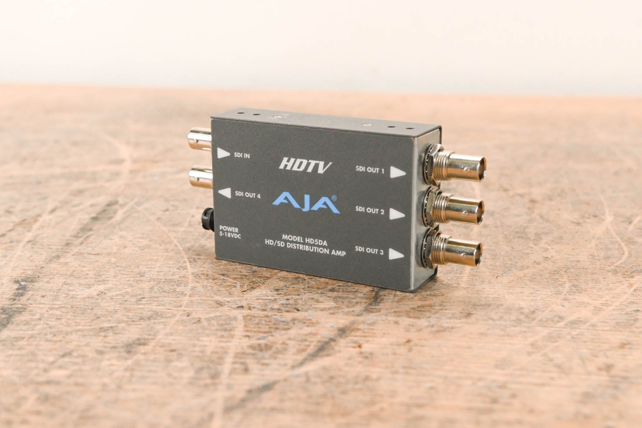 AJA HD5DA 1x4 HD/SD-SDI Distribution Amplifier/Repeater NO POWER SUPPLY ...