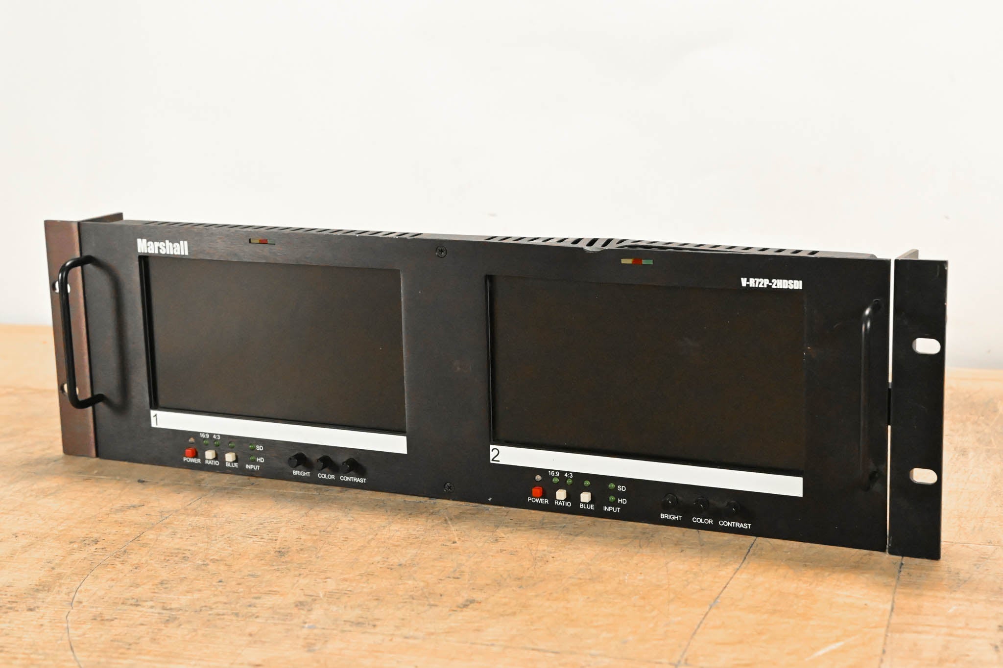 Marshall V-R72P-2HDSDI Dual 7" LCD Monitors (NO POWER SUPPLY) CG01Q9B