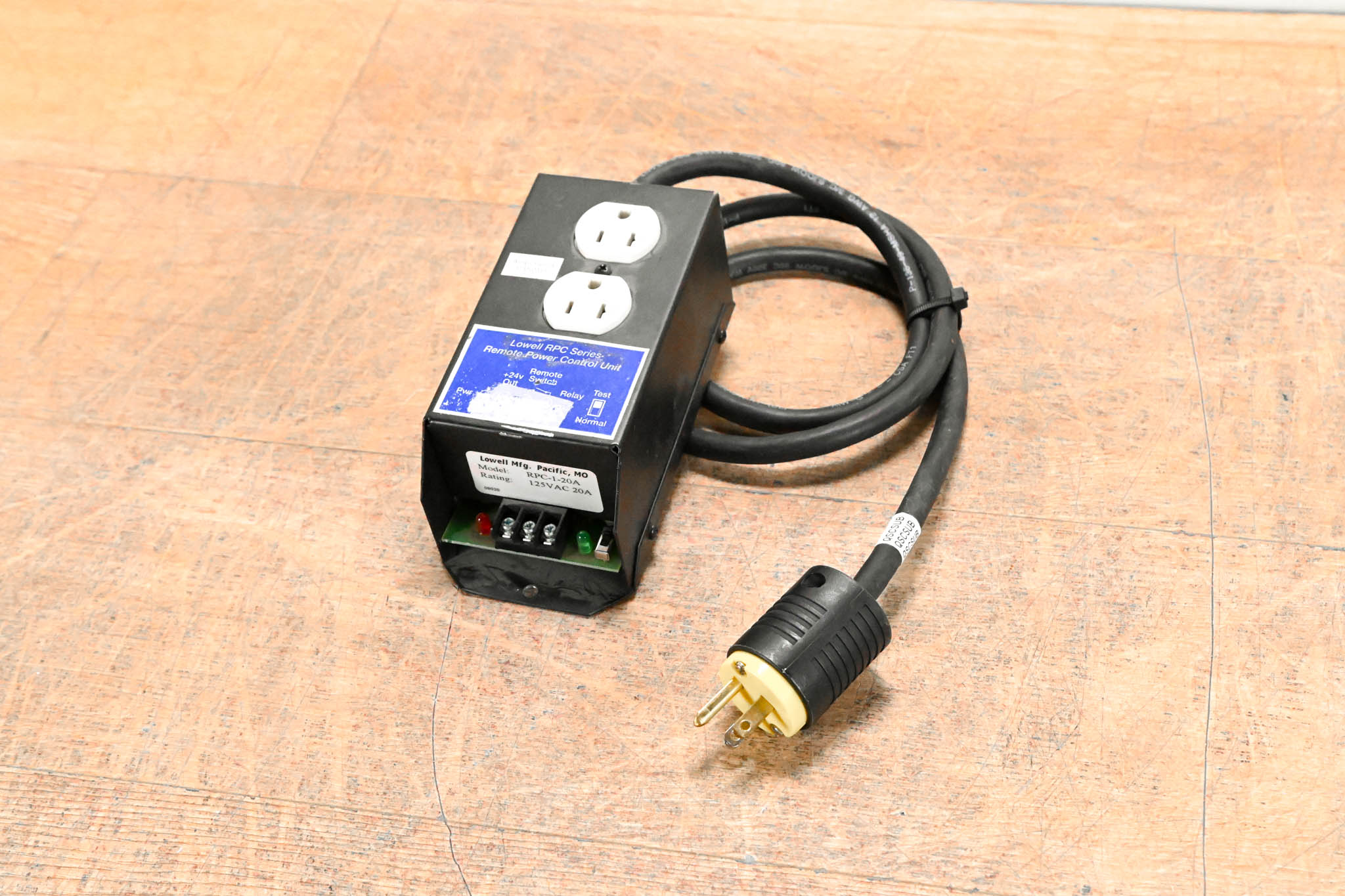 Lowell RPC-1-20A 20A Remote Power Control Unit CG01LBC